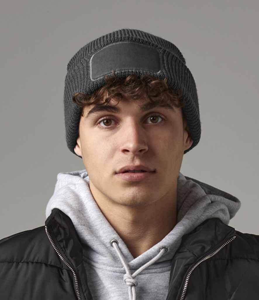 Beechfield Thinsulate Patch Beanie - Thermal Beanie – Brand It Essex Ltd