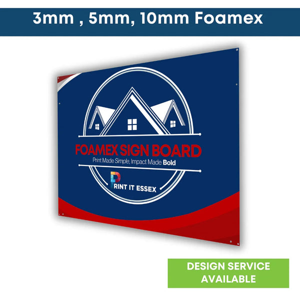 Custom Foamex Signs | Printed Site Boards & Business Signage – Brand It ...