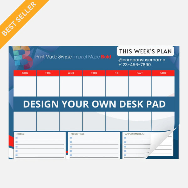 A3 Landscape Desk Pads | Custom Branded Writing Pads – Brand It Essex Ltd