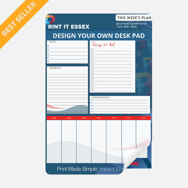 A3 Portrait Desk Pads | Custom Printed Notepads – Brand It Essex Ltd